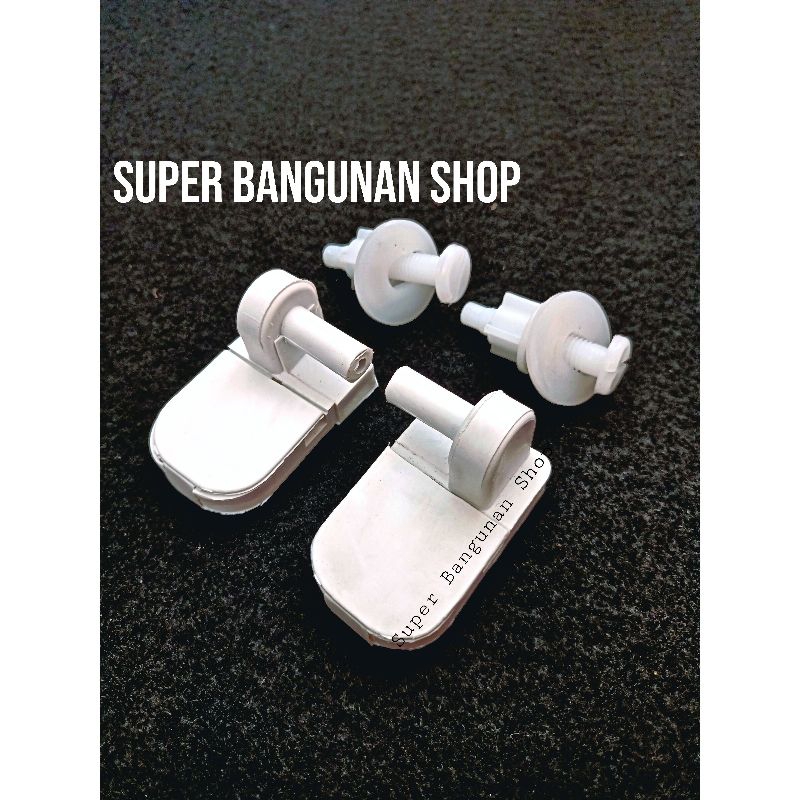 Jual Baut engsel tutup closet duduk PVC model Toto | Shopee Indonesia