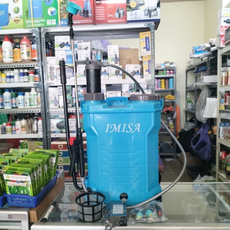 Jual SPRAYER ELEKTRIK 2IN1 2 IN 1 (ELEKTRIK & MANUAL) IMISA 13.8 LITER 13 LITER | Shopee Indonesia