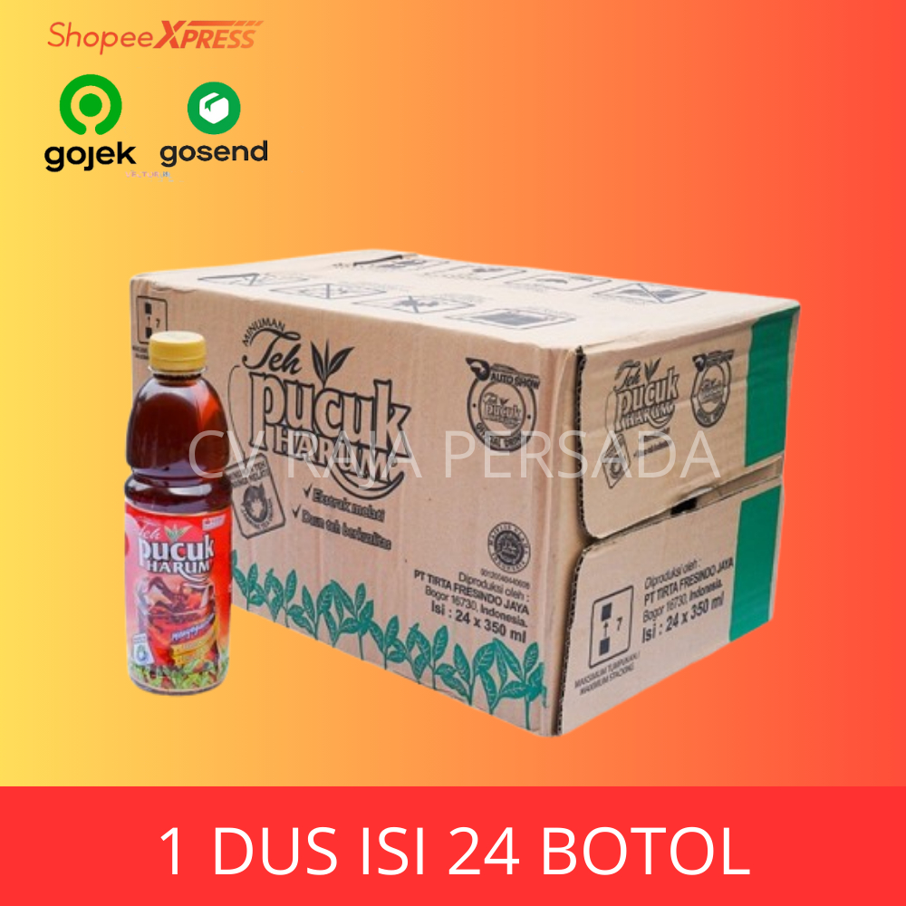 Jual [Instant] Minuman Teh Pucuk Harum 350 mL 1 Dus Isi 24 Botol | Shopee Indonesia