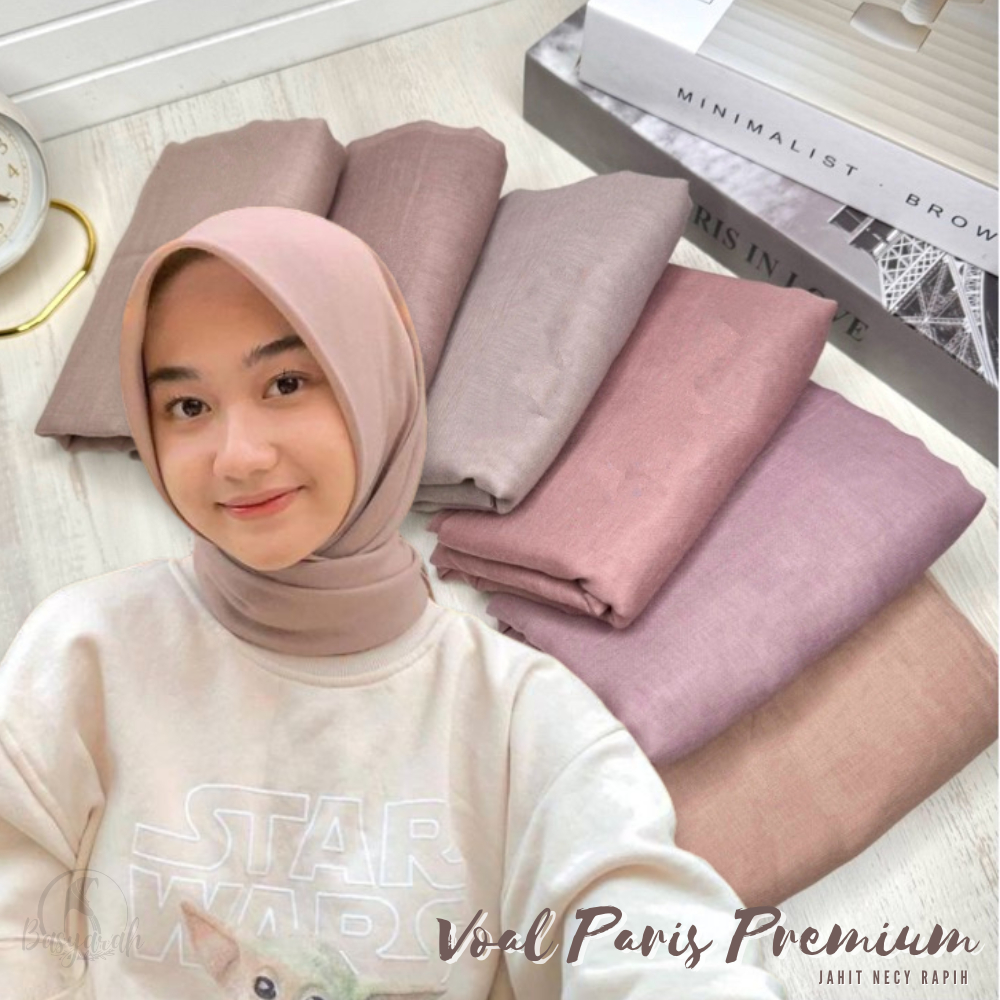 Jual Jilbab Paris Jadul Premium | Daily Hijab Jilbab Paris Voal Premium Segiempat | Kerudung ...