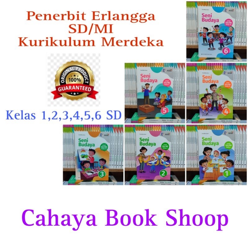 Jual BUKU SENI BUDAYA KELAS 1 2 3 4 5 6 SD/Mi Kurikulum Merdeka Erlangga | Shopee Indonesia