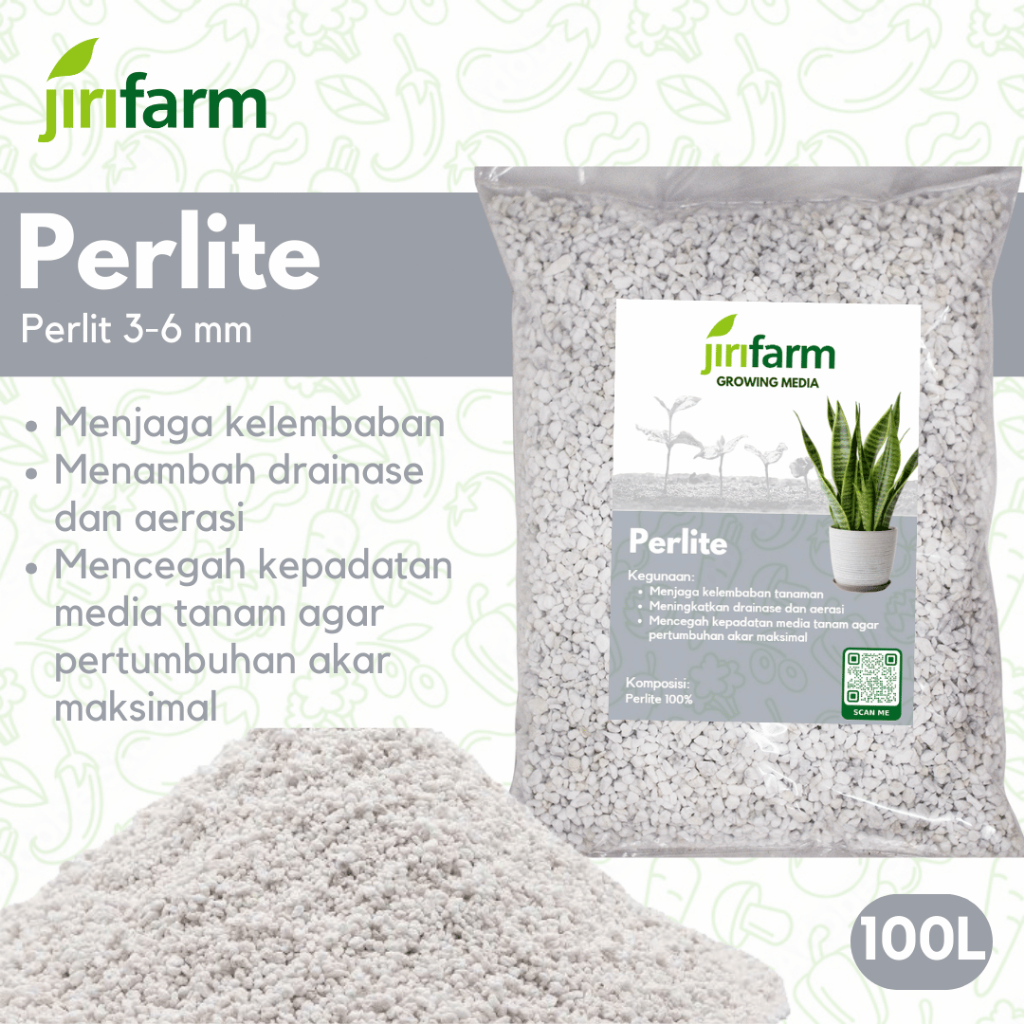 Jual JIRIFARM - Perlite 100 Liter Media Tanam Perlit Hidroponik Kaktus Sukulen 100L Cactus ...