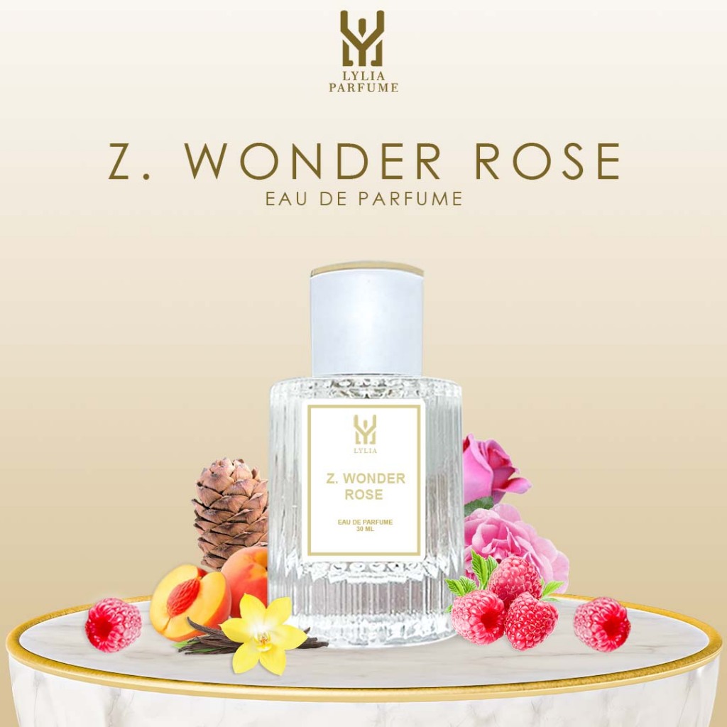 Jual Parfum Z Wonder Rose Wangi Bunga Dan Buah Segar Tahan Seharian ...