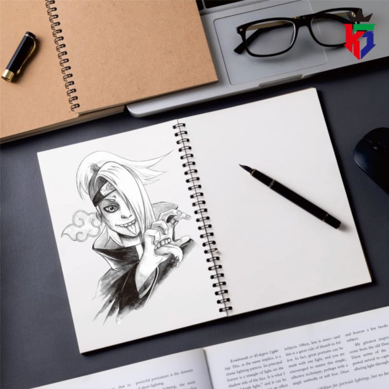 Jual BUKU SKETSA / SKETCHBOOK Polos Ukuran A5 dan A6 isi 3 Warna ...