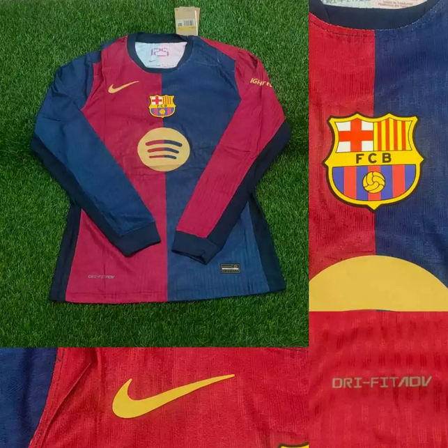 Jual PLAYER ISSUE LONGSLEEVE JERSEY BARCELONA HOME VAPORKNIT 2024/2025 ...