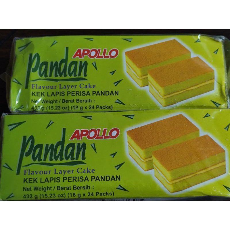 Jual Apollo Rasa Pandan Cake | Shopee Indonesia