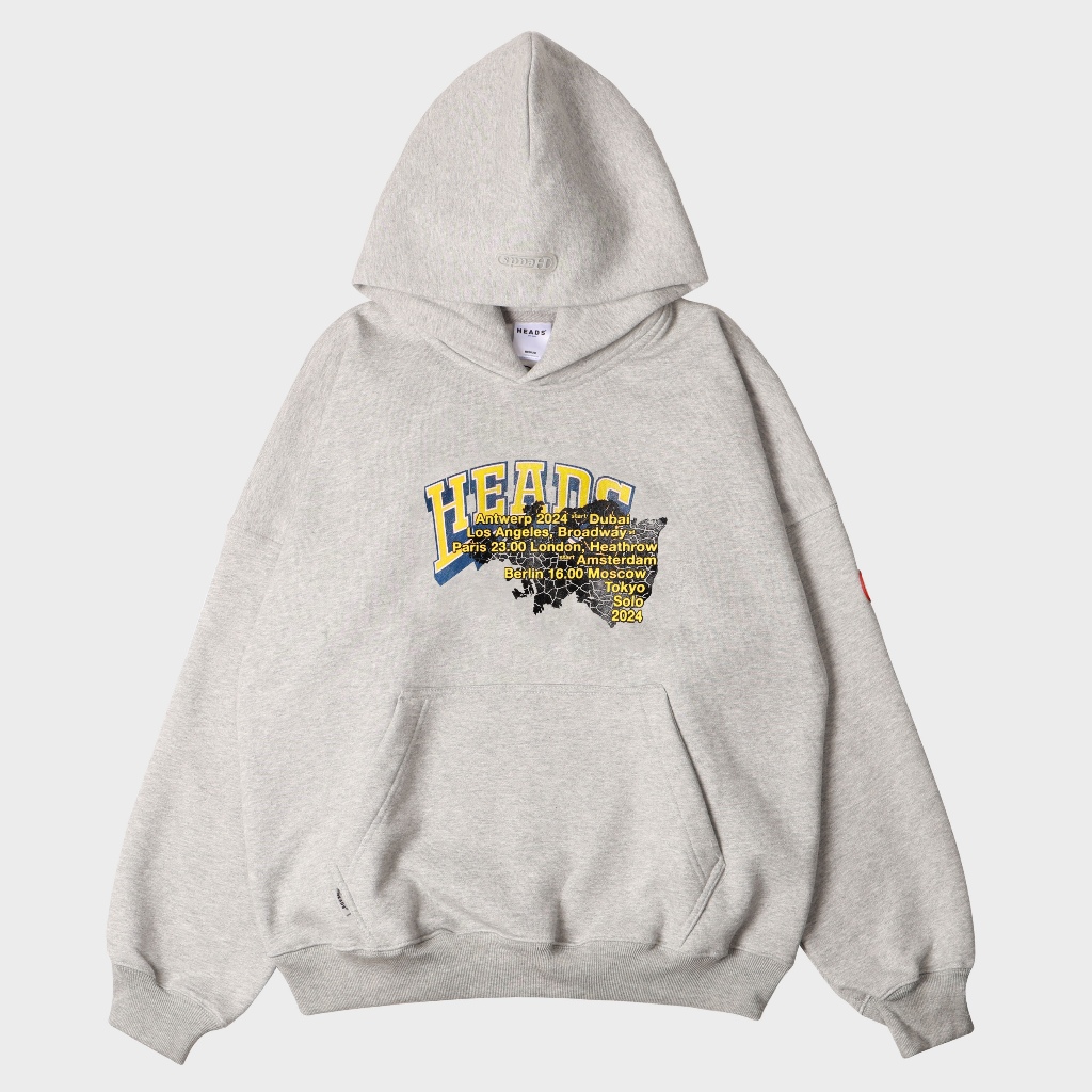 Jual HEADS - College Cities Hoodie Misty | Jaket Hoodie Pria/Wanita ...