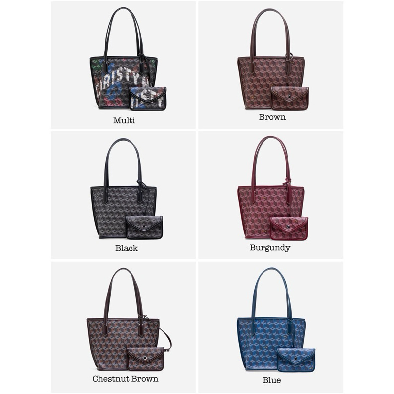 Jual PO CHRISTY NG Russo Monogram Mini Tote Bag Tas ORIGINAL 100% ...