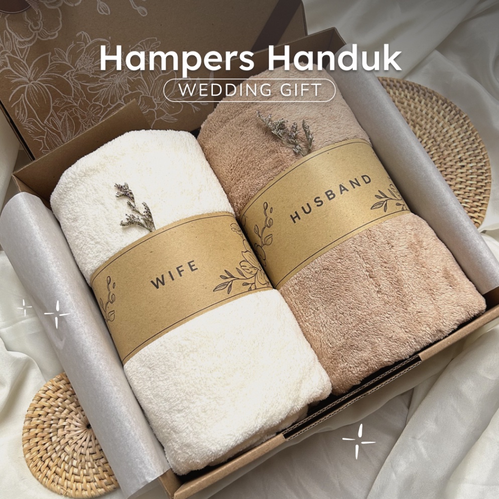 Jual Harga Bagus Hampers Handuk Couple 7 x 14 Wedding Gift Kado ...