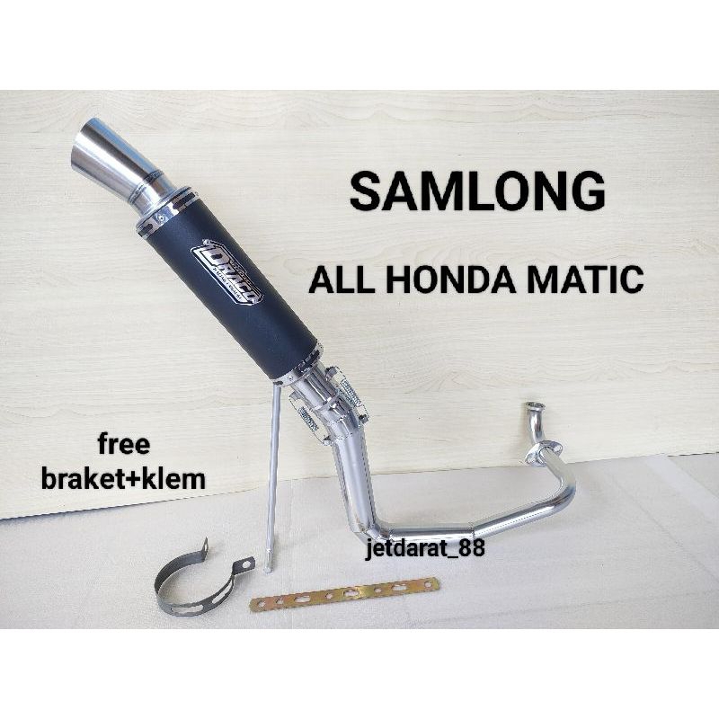 Jual knalpot samlong cobra original DRACO VARIO MIO SCOOPY BEAT GENIO NEX SPIN FINO X-RIDE DLL ...