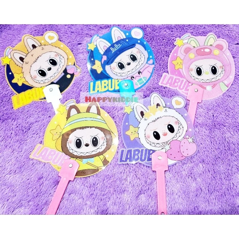 Jual KIPAS KARAKTER LABUBU / KIPAS TANGAN LABUBU LUCU VIRAL PLASTIK ...