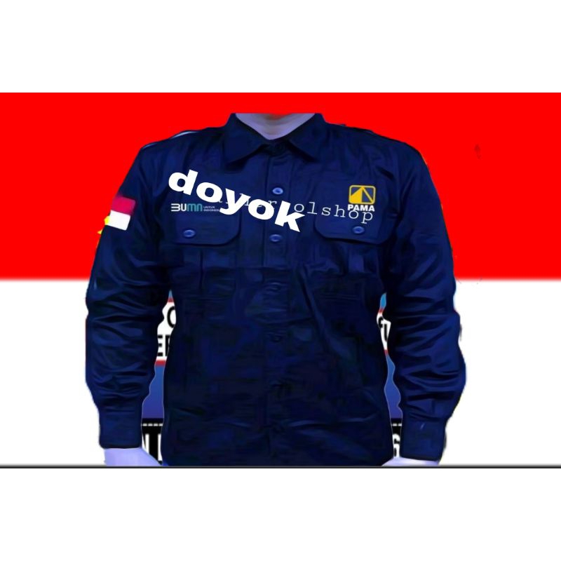 Jual kemeja BUMN pama seragam BUMN pama pdh BUMN pama kemeja kerja BUMN ...
