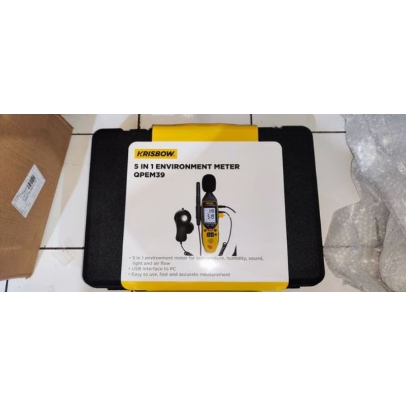 Jual krisbow environment meter 5 in 1 pro digital sound level meter ...