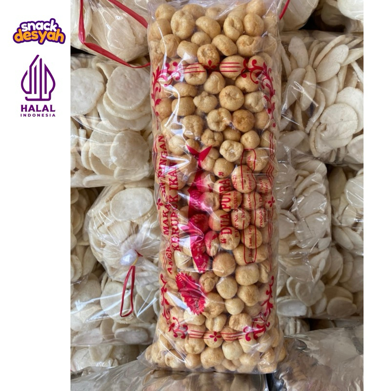 Jual KERUPUK BAKSO IKAN TENGGIRI ( 1 BALL 1 KG ) DUA PUTRA / KERUPUK ...