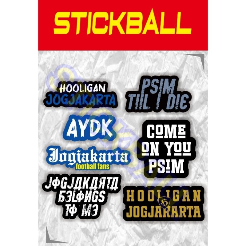 Jual 7 stiker HOOLIGAN PSIM JOGJAKARTA | Shopee Indonesia