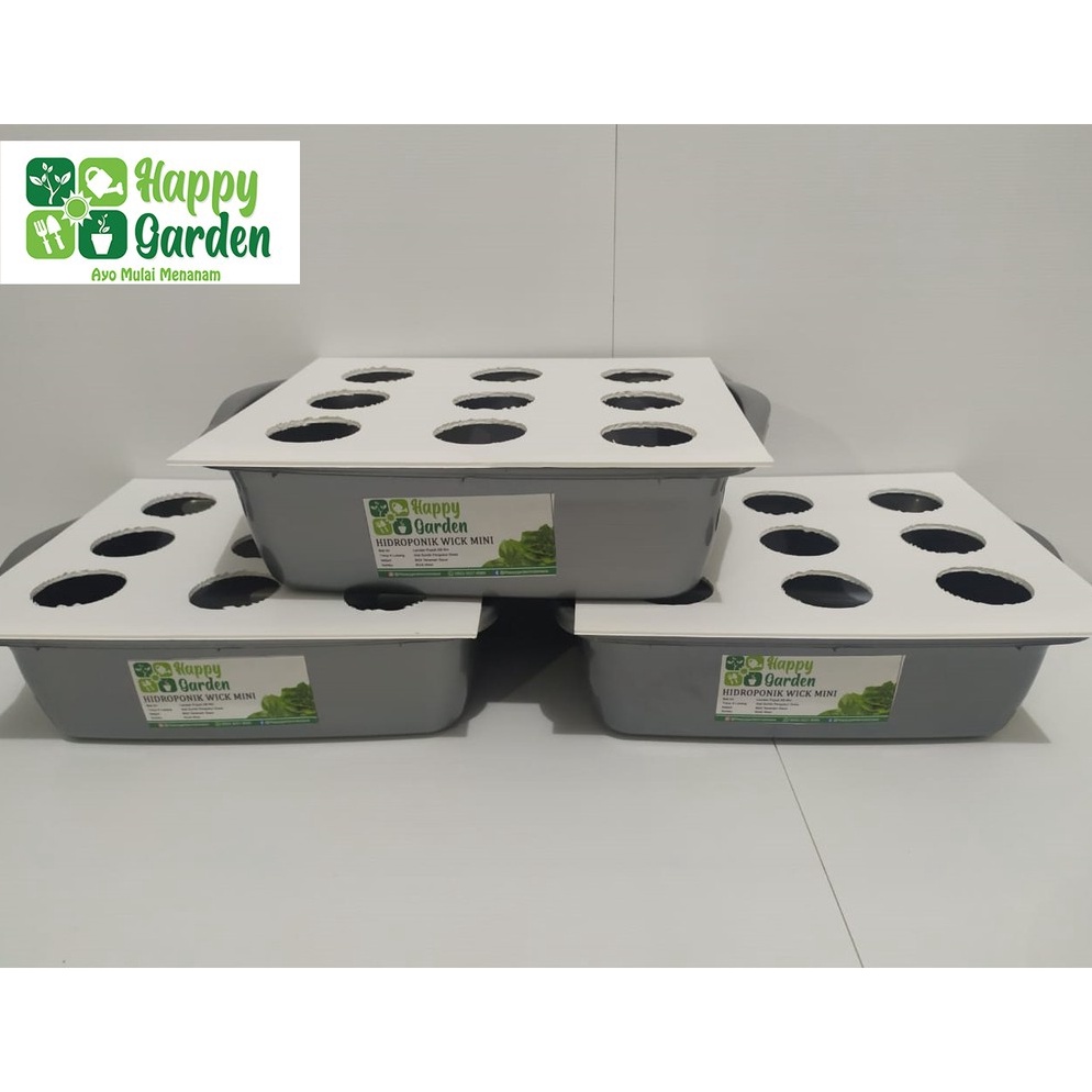 Jual Grosiran BAK HIDROPONIK PLUS TUTUP IMPRABOARD 9 LUBANG | Shopee ...