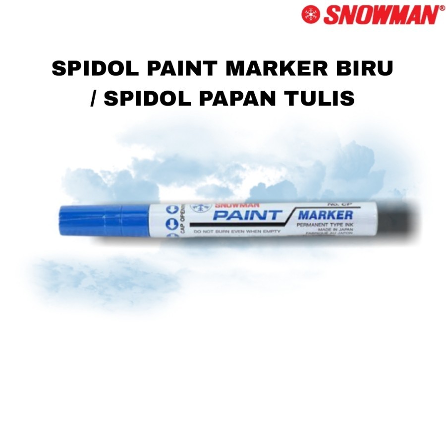 Jual SPIDOL SNOWMAN PAINT MARKER CP 12 PERPCS / SEPIDOL / SPIDOL PAINT ...
