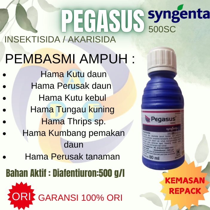 Jual PEGASUS 500SC 30 ML INSEKTISIDA AKARISIDA ORIGINAL KEMASAN REPACK ...