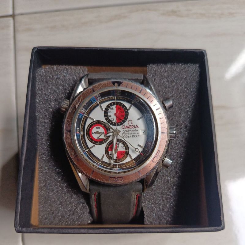 Jual jam tangan chronograph omega preloved second bekas | Shopee Indonesia