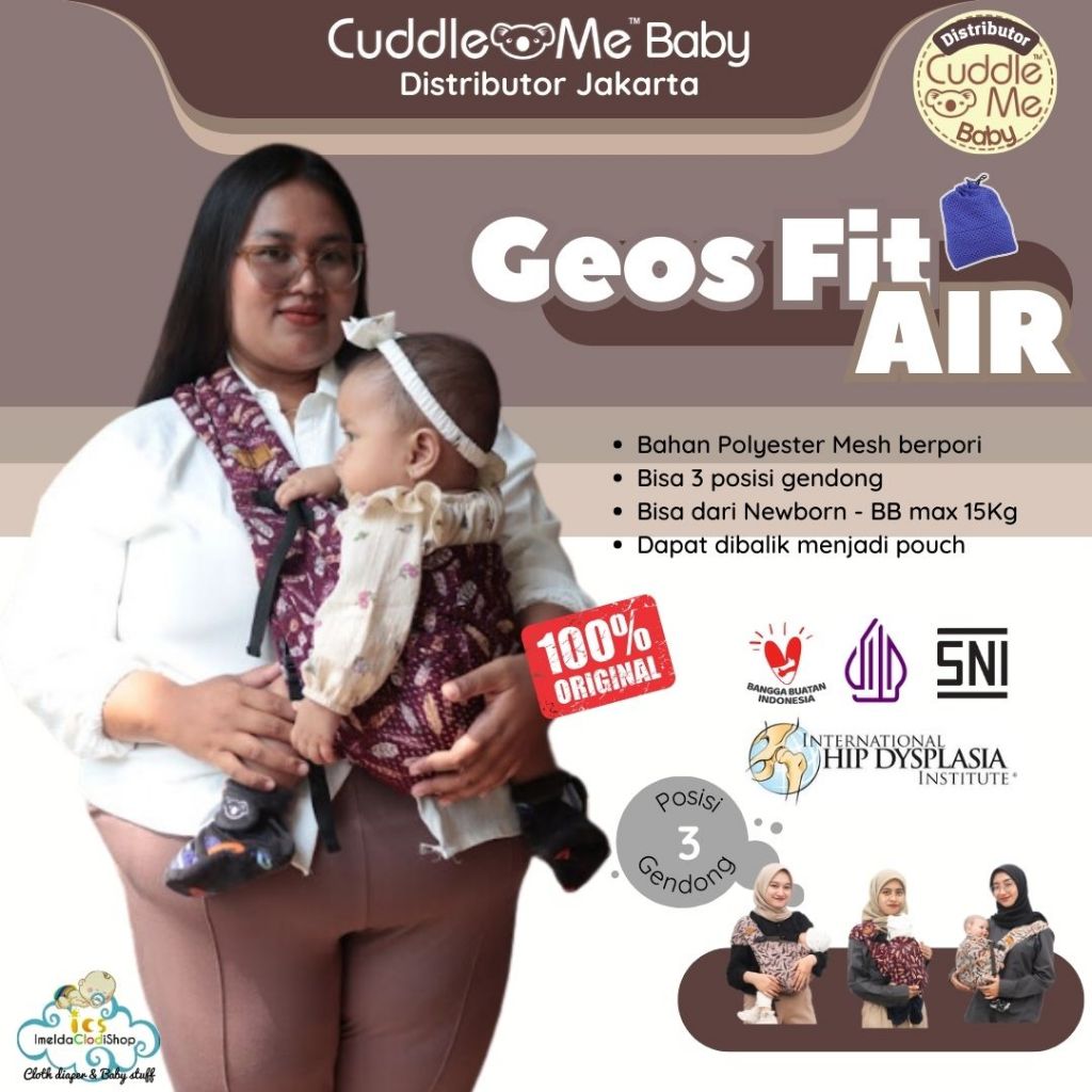 Jual 𝗖𝘂𝗱𝗱𝗹𝗲𝗠𝗲 𝗚𝗲𝗻𝗱𝗼𝗻𝗴𝗮𝗻 𝗕𝗮𝘆𝗶 𝗚𝗲𝗼𝘀 𝗙𝗶𝘁 𝗔𝗶𝗿 Newborn lahiran samping M ...