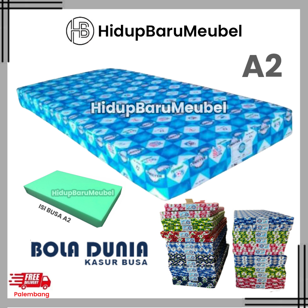 Jual Kasur Busa Bola Dunia A2 / PO Foam Busa AII Tebal / Kasur Busa ...