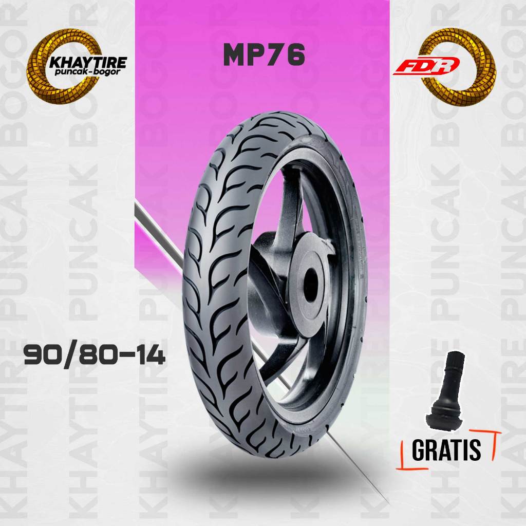 Jual Ban Motor Matic RACE COMPOUND // FDR SPORT MP76 90/80 Ring 14 ...