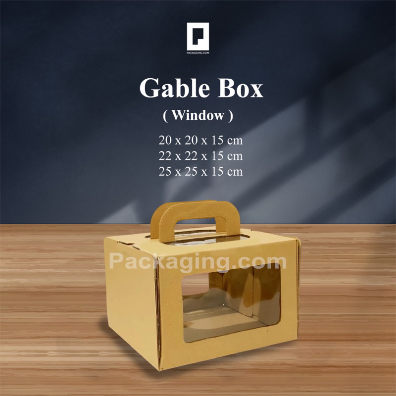 Jual Cake Box/Gable Box 20x20x15/Gable Box 22x22x15/Gable box 25x25x15 ...