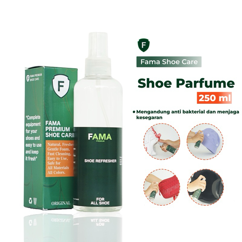 Jual FAMA-Parfum Sepatu 250ml-Anti Bakteri-Pewangi Sepatu-Pengharum ...