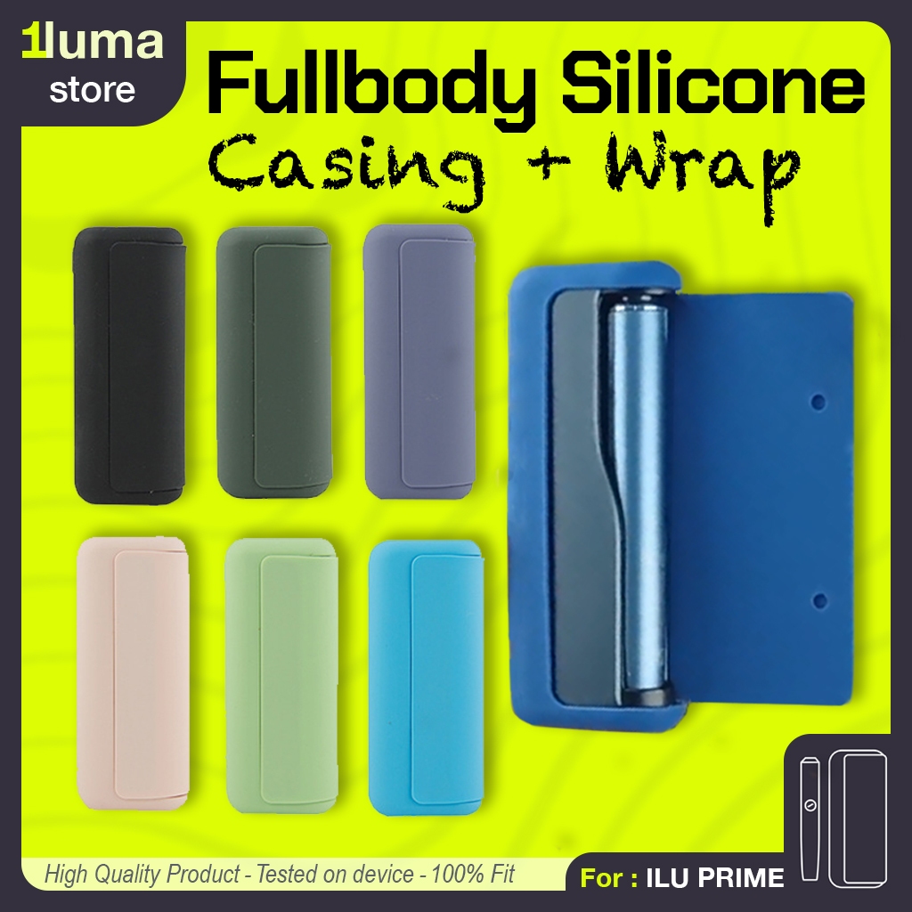 Jual Casing Full Silicone for ILUM PRIME + Wrap Set Case Cover Sleeve ...