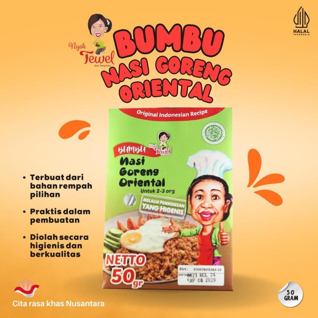 Jual NYAH TEWEL - Bumbu Instan Nasi Goreng Oriental 50 Gr Homemade ...
