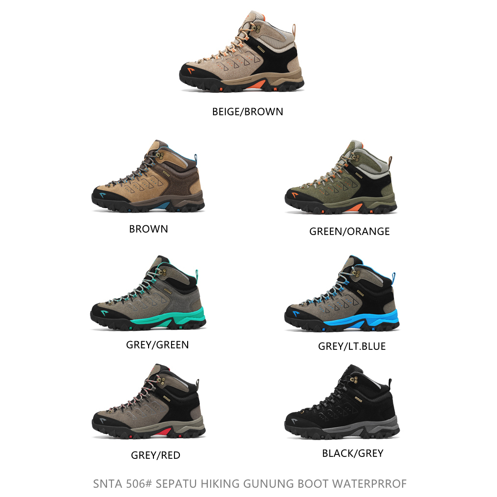 Jual Sepatu Gunung Pria Hiking Mid Boots Snta 506 Series Outdoor ...