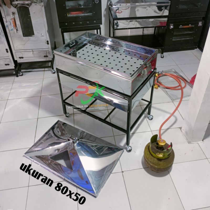 Jual kelakat gas ukuran 80x50 bahan stanlis premium tebal | Shopee ...