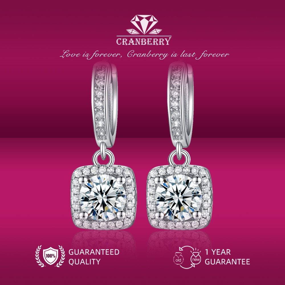 Jual Anting Cewek Permata Zirconia Aksesories Wanita Wedding Tunangan ...