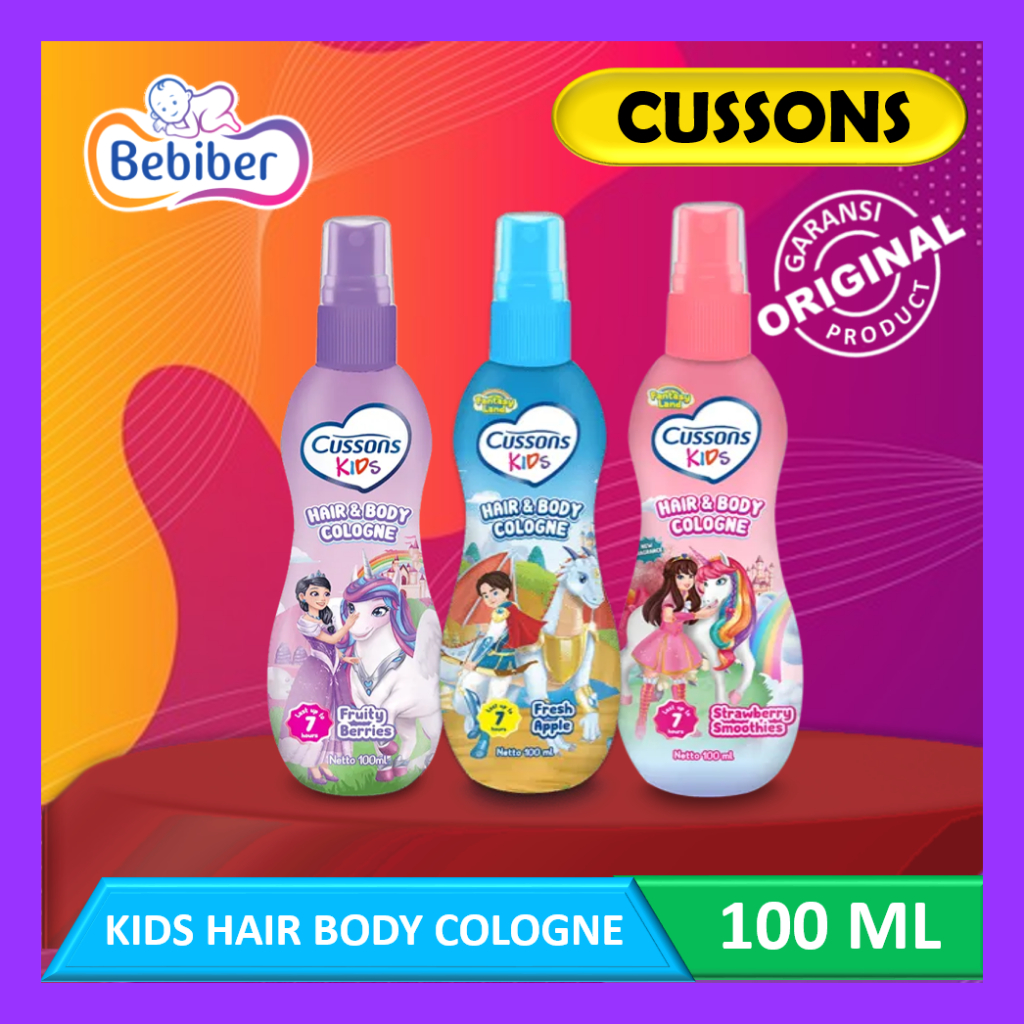 Jual Cussons Kids Hair & Body Cologne 100ml - Cusson Parfum - Minyak ...