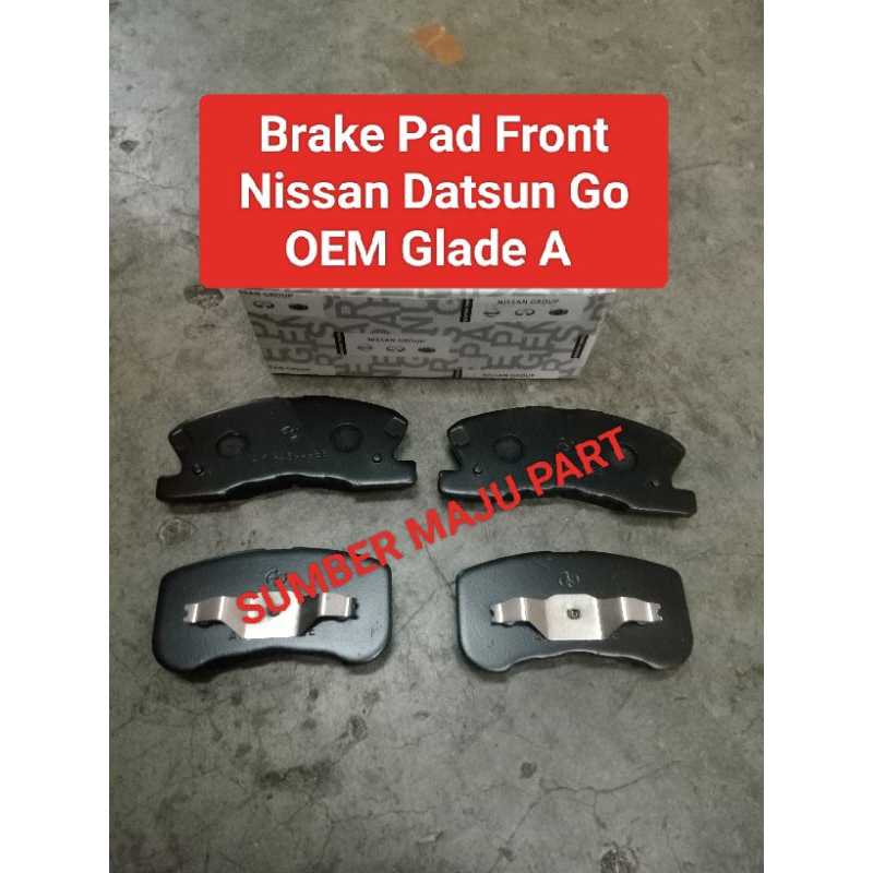 Jual Brake Pad Depan Nissan Datsun Go OEM Glade A - Motorcycle | Shopee ...
