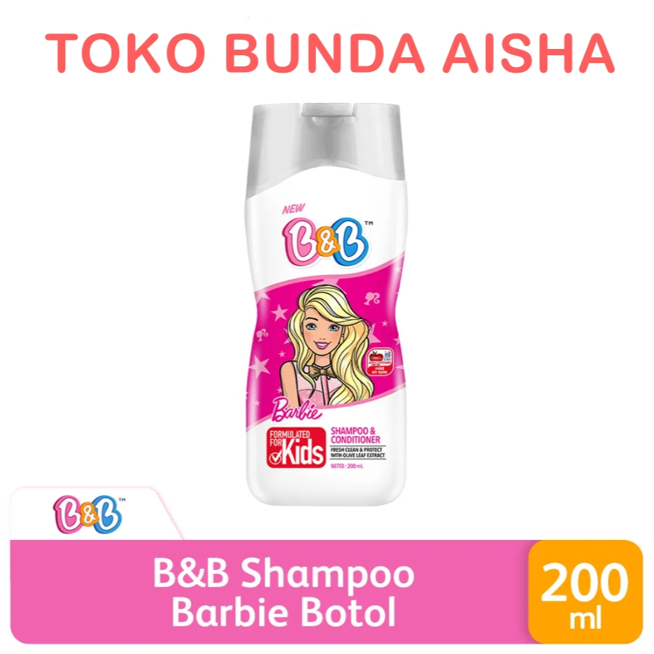 Jual B&B KIDS Shampoo & Conditioner Barbie 200ml | Shopee Indonesia