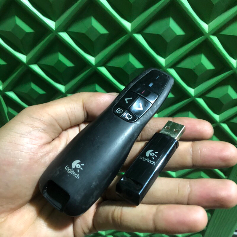 Jual LOGITECH R400 wireless Presenter Remote CONTROL LASER POINTER | Shopee Indonesia