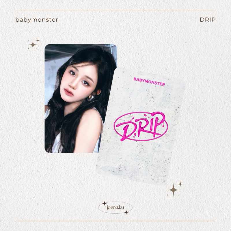 Jual [BABYMONSTER] PHOTOCARD DRIP BABYMONSTER RUKA PHARITA ASA AHYEON RAMI RORA CHIQUITA ...
