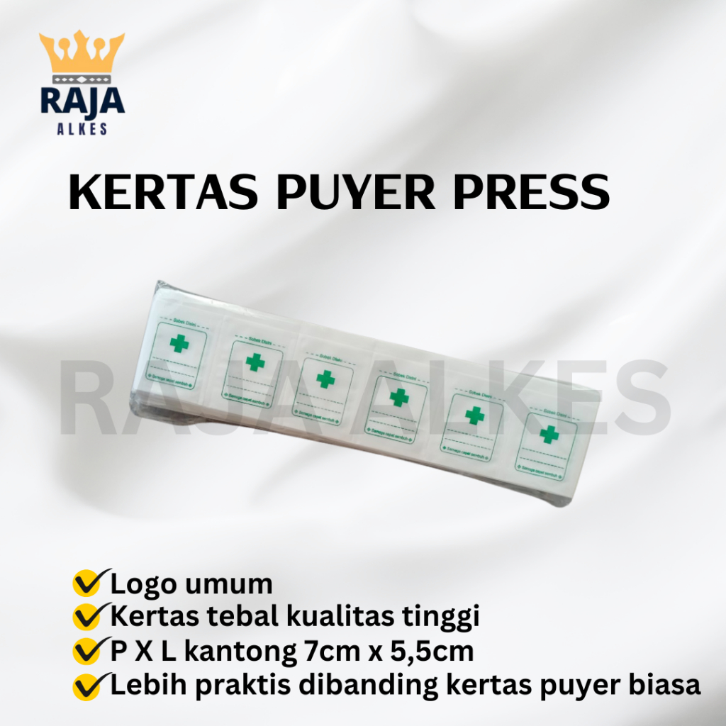 Jual Kertas Puyer Press Per 50 / 100 / 150 / 200 Lembar Kertas Press ...
