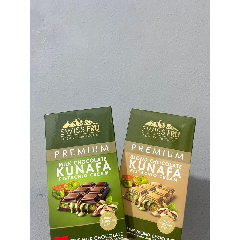 Jual Swiss Fru Coklat Dubai Kunafa Premium Pistachio | Shopee Indonesia
