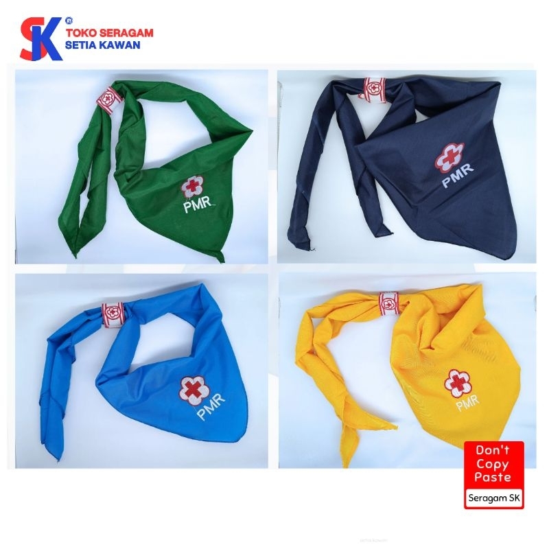 Jual Scraf / Slayer PMR Hijau, Biru muda, Muda Dongker dan Kuning ...