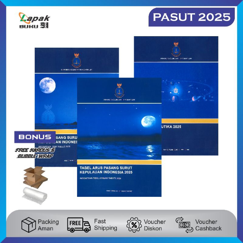 Jual Buku Pasut, Tabel Pasut, Almanak Nautika, Kepulauan Indonesia ...