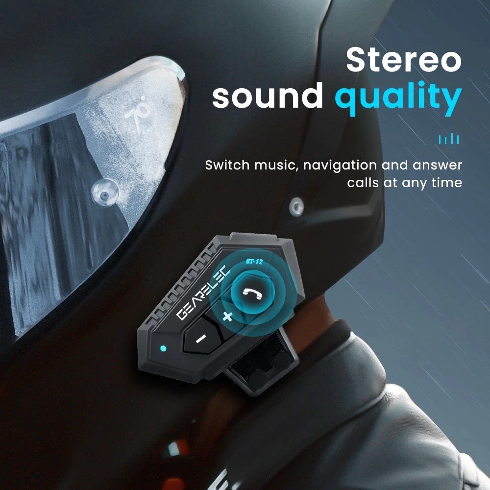 Jual Headset Helm BT-12 Bluetooth 5.0 Helm Sepeda Motor Headset Tahan ...