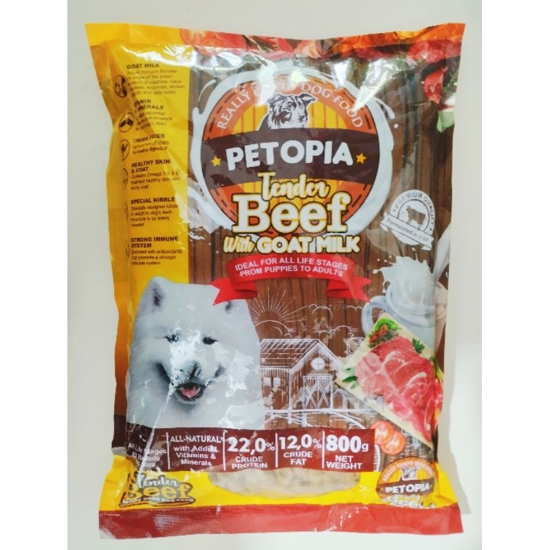 Jual PETOPIA Tender beef & Lamb with Goat Milk 800gr | Shopee Indonesia