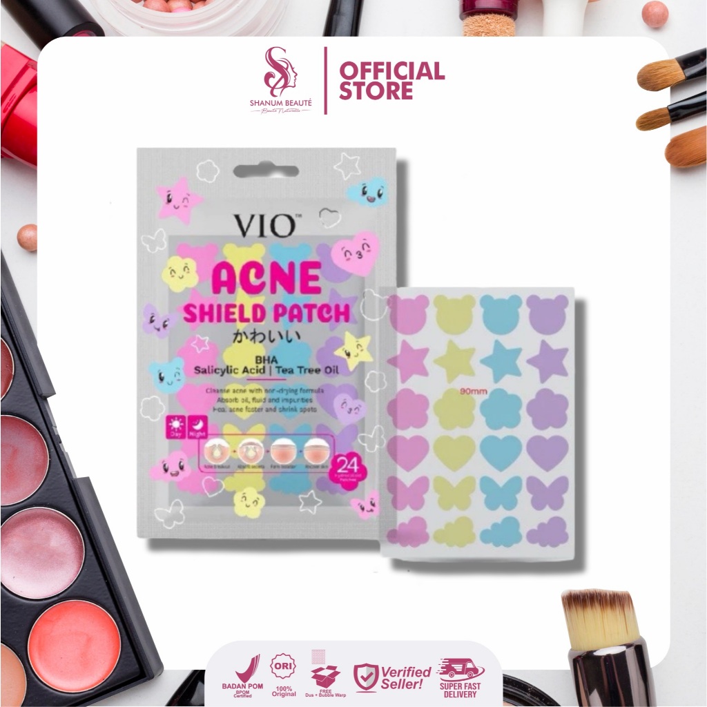 Jual VIO Acne Shield Patch Series | 24 | 18 | 12 | Hydrocolloid Patches ...