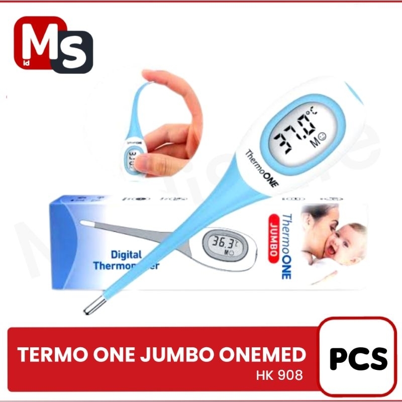Jual Termometer Digital Jumbo Flexy HK 908 Onemed Thermometer Badan ...