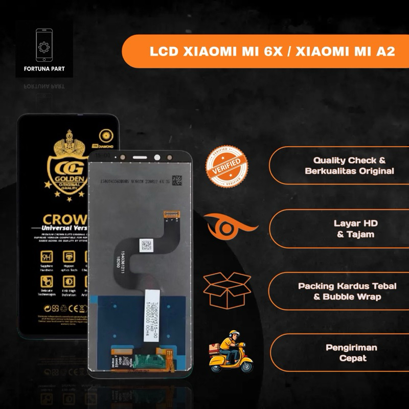 Jual LCD TOUCHSCREEN XIAOMI MI 6X / XIAOMI MI A2 ORIGINAL FULLSET ...
