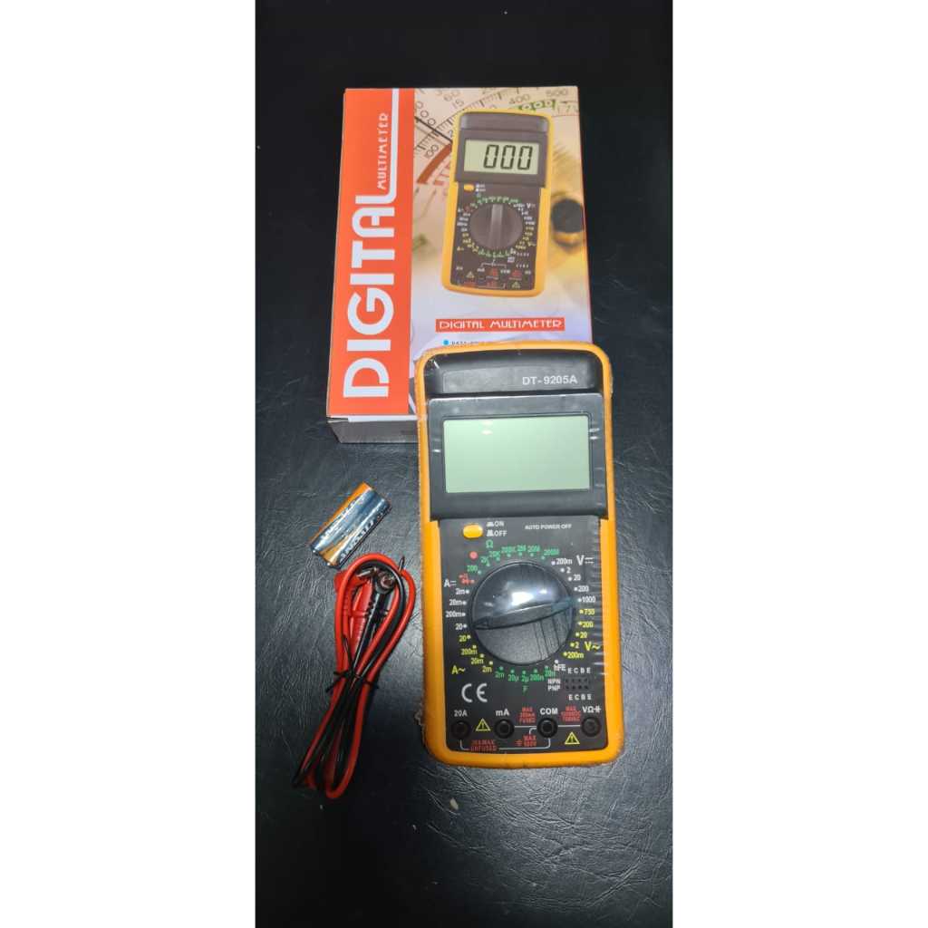 Jual MULTI TESTER DIGITAL DT9205A MULTITESTER DT9205 MULTITESTER 9205 ...