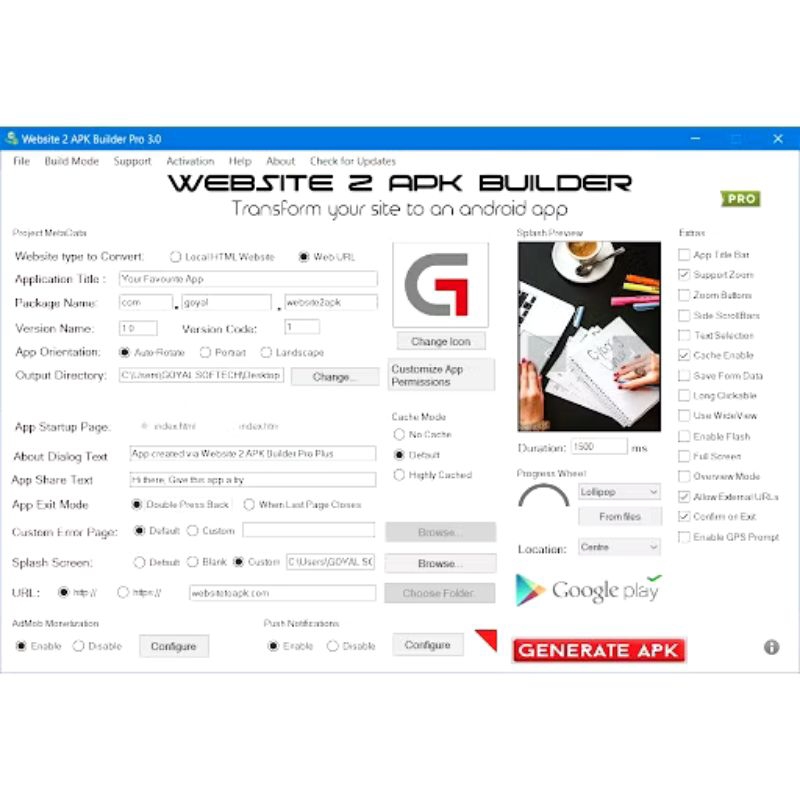 Jual Website 2 Apk Builder Pro Terbaru 5.0 - Aplikasi Untuk Pengubah ...