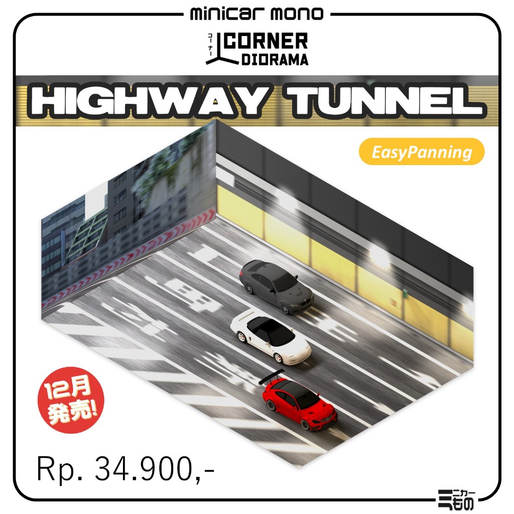 Jual Diorama Sheet Corner Diorama -Highway Tunnel- | Shopee Indonesia
